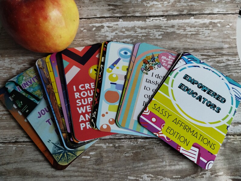 Empowered Educators: Sassy Affirmation Edition {affirmation Card Deck} - Etsy