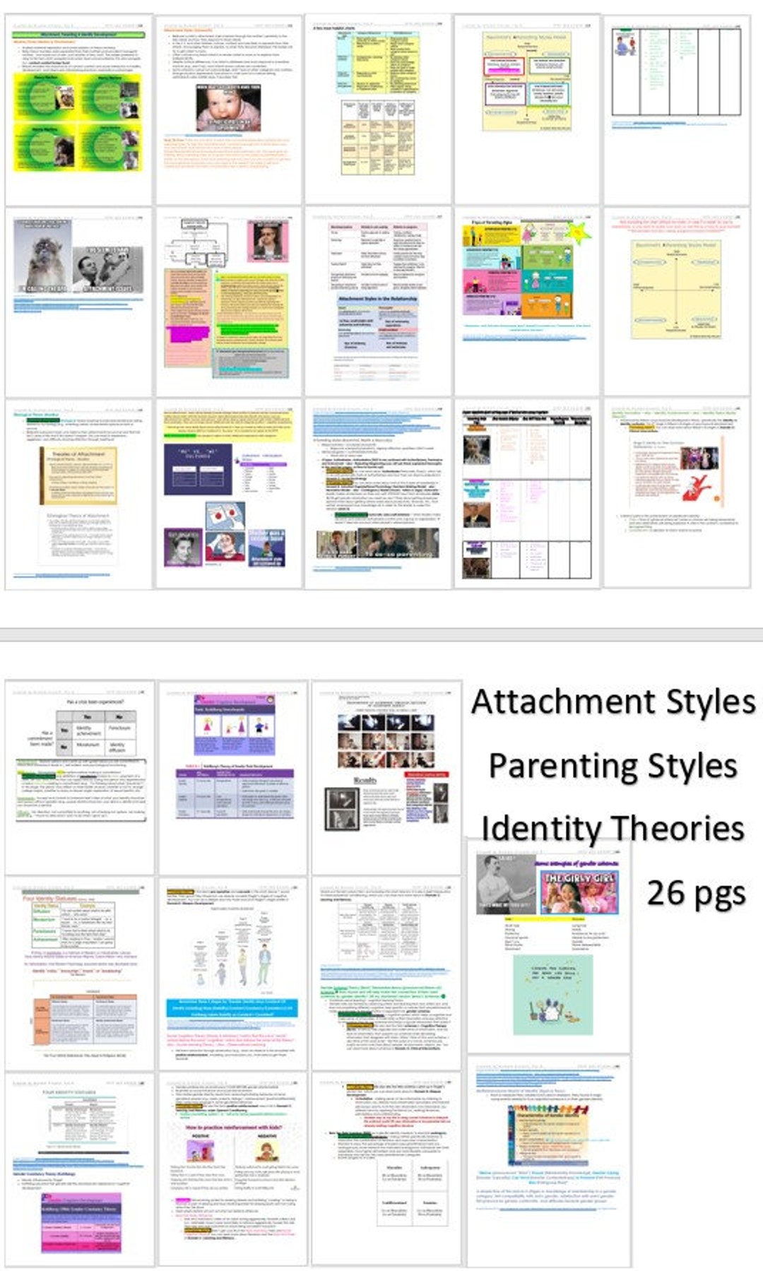 EPPP Visual Aid and Mnemonic Packet to Supplement Your Studying Domain ...
