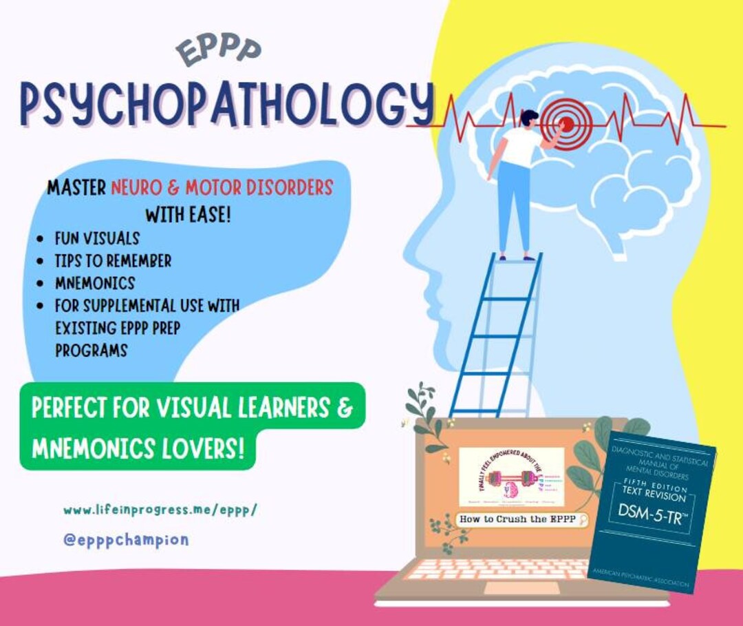 EPPP Visual Aid and Mnemonic Packet (to Supplement Your Studying ...