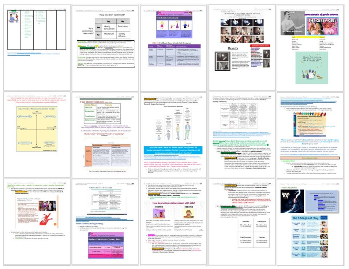 EPPP Visual Aid and Mnemonic Packet (to Supplement Your Studying ...