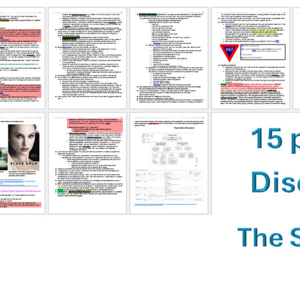 EPPP Visual Aid and Mnemonic Supplemental Packet to Supplement Your ...