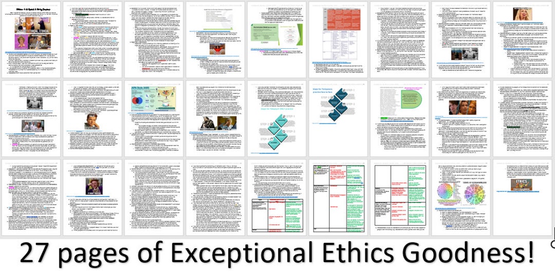 EPPP Visual Aid und Mnemonic Packet zur Ergänzung Ihres Studiums Domain ...