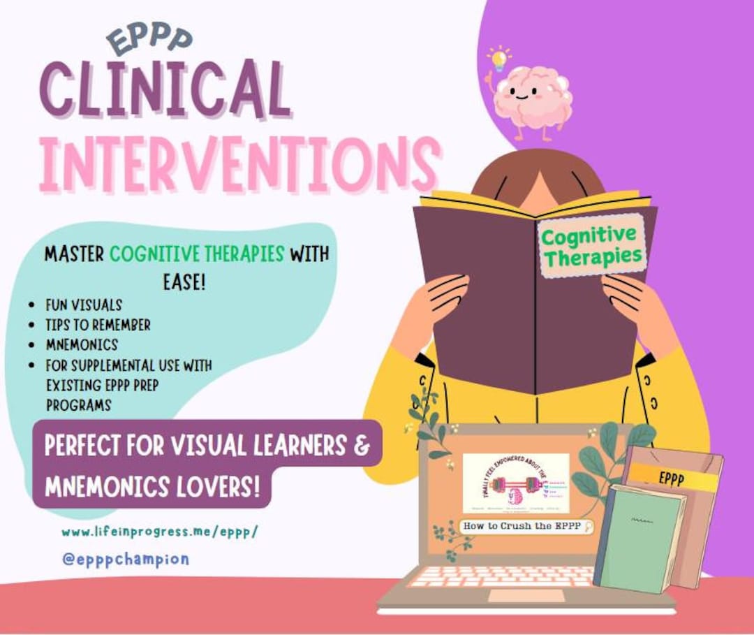 EPPP Study Guide: Cognitive Theories – Visual Mnemonics & Study Hacks ...