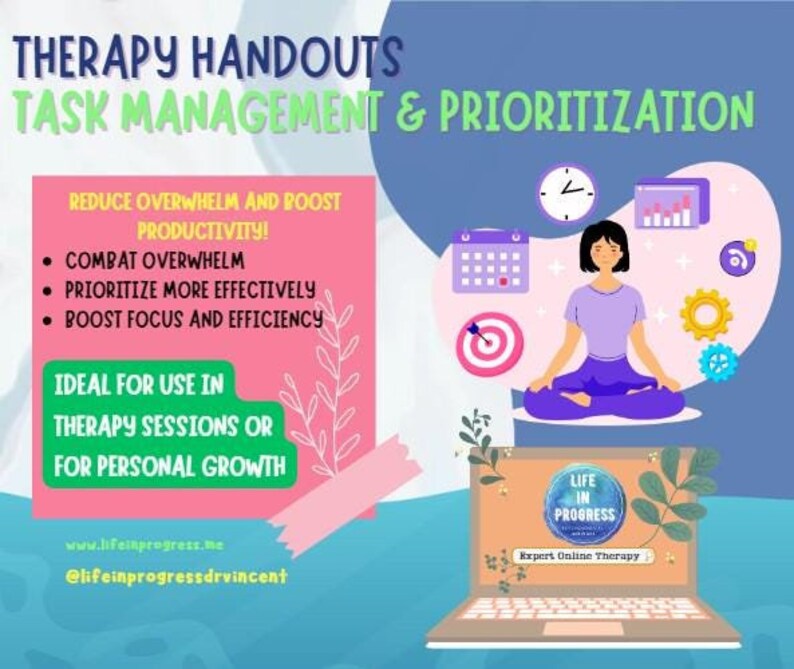 Eisenhower Matrix Handout for Task Management & Overwhelm Reduction ...