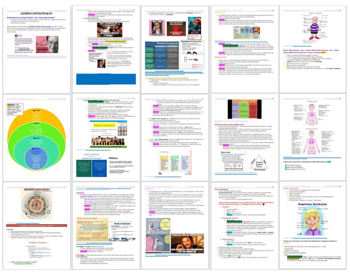 EPPP Visual Aid and Mnemonic Packet (to Supplement Your Studying ...
