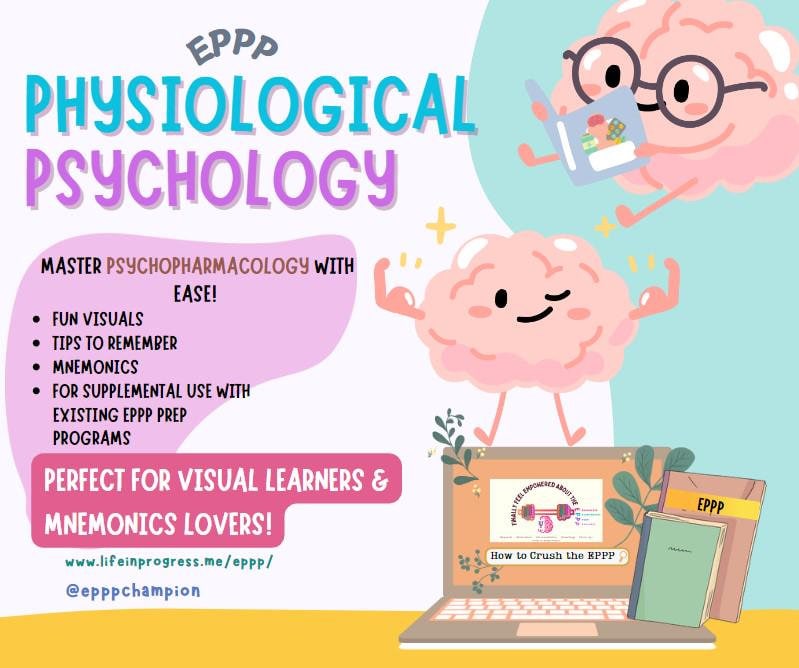 EPPP Visual Aid and Mnemonic Supplemental Packet (to Supplement Your ...