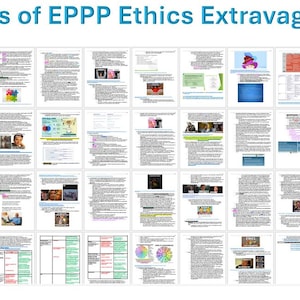 EPPP Visual Aid and Mnemonic Packet | Domain A: Ethics Review - Etsy