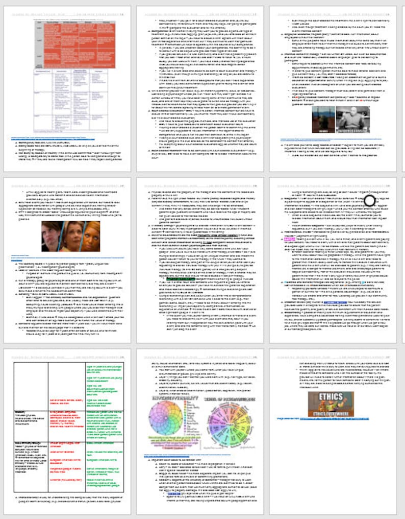 EPPP Visual Aid and Mnemonic Packet | Domain A: Ethics Review - Etsy