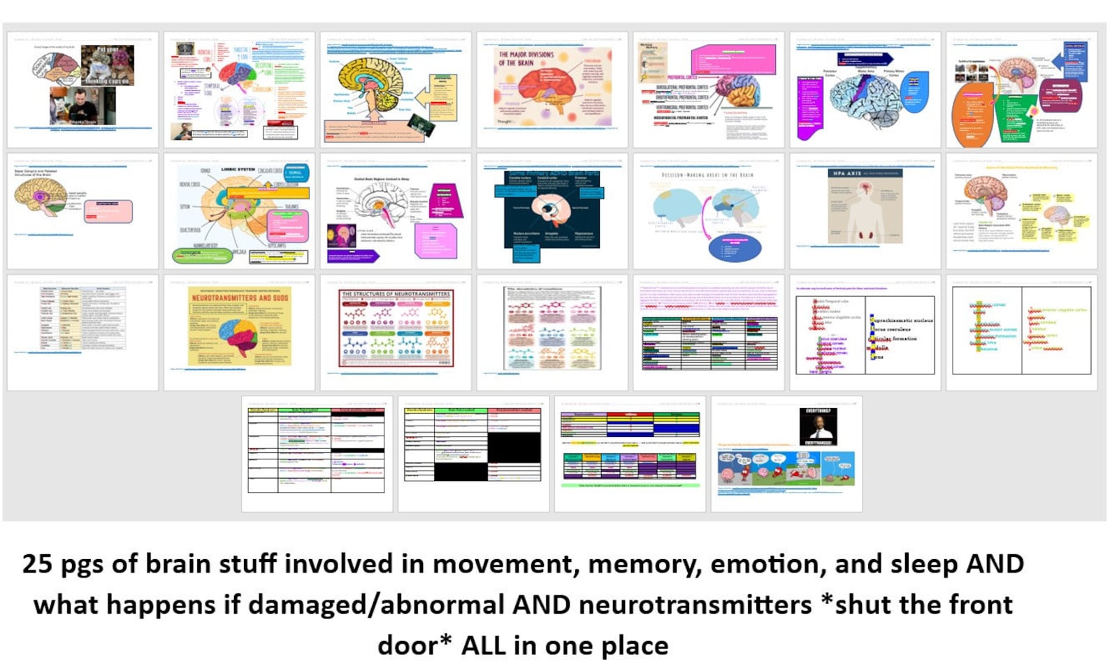 EPPP Visual Aid and Mnemonic Supplemental Packet (to Supplement Your ...