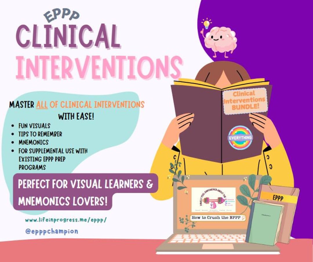 EPPP Visual Aid and Mnemonic Supplemental Packet (to Supplement Your Studying!) Domain A ...
