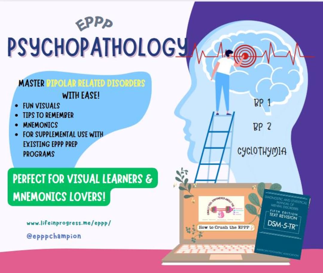 EPPP Visual Aid and Mnemonic Packet (to Supplement Your Studying!) Domain A: Bipolar Related ...