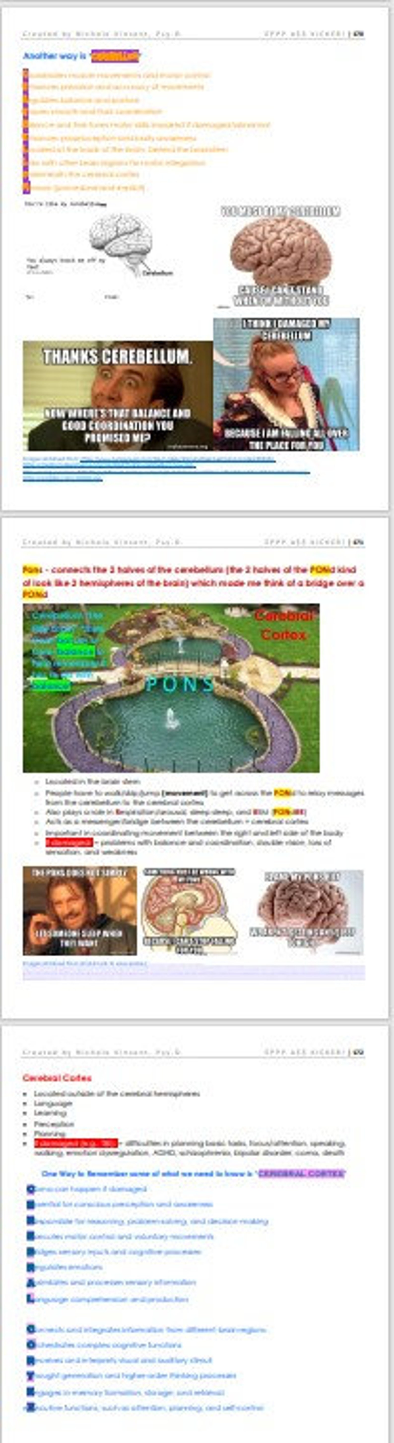 EPPP Visual Aid and Mnemonic Supplemental Packet to Supplement Your ...