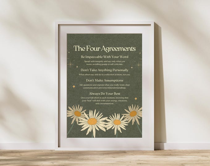 The FOUR Agreements - Etsy