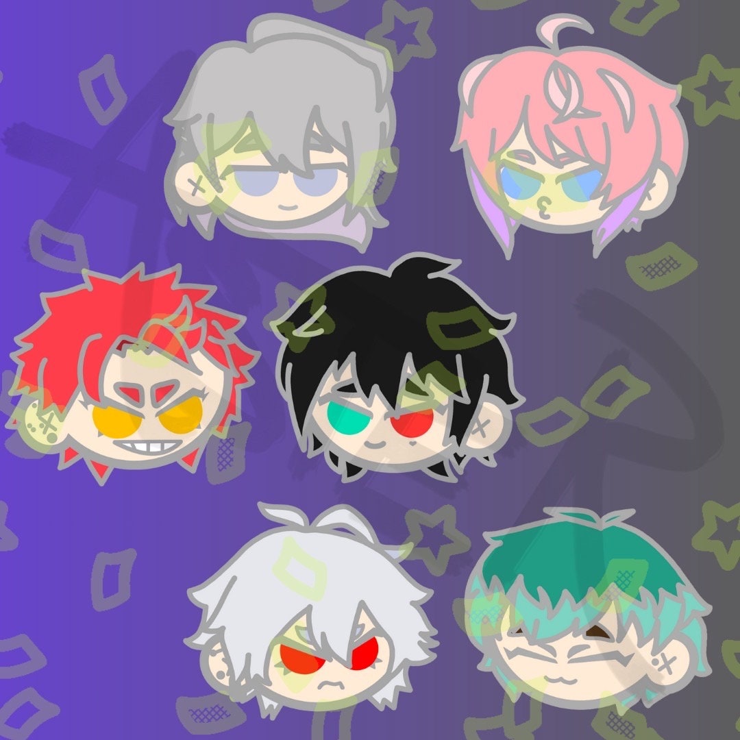Hypnosis Mic Chibi Pins - Etsy