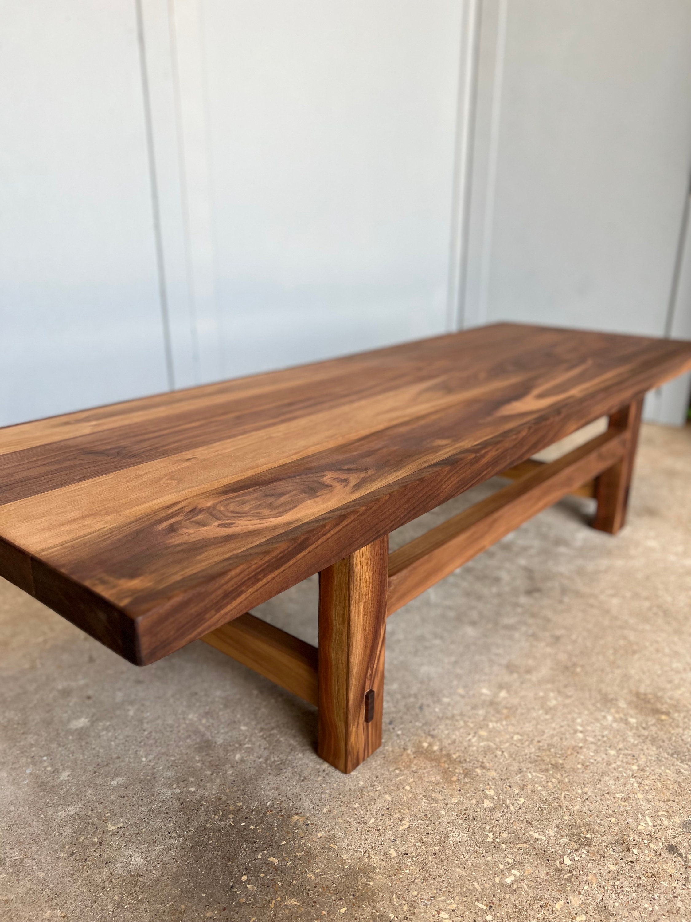 Solid Walnut Coffee Table Low Table - Etsy