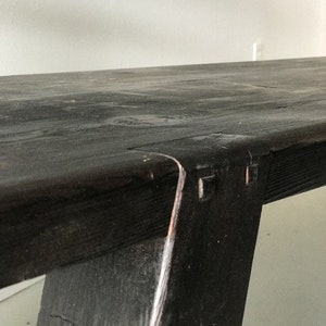 Modern Asian Sugi-ban Bench - Etsy