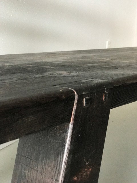 Modern Asian Sugi-ban Bench - Etsy UK