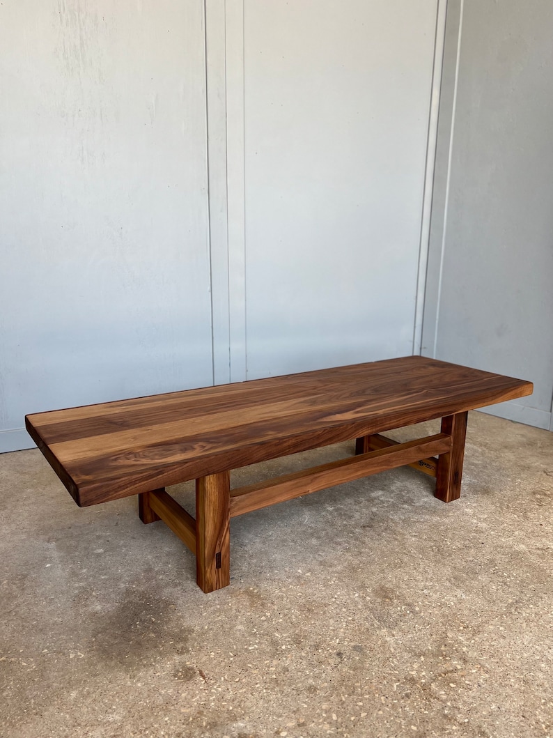 Solid Walnut Coffee Table Low Table - Etsy