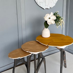 Nesting Tables Set 3 Side Table Coffee Table - Etsy