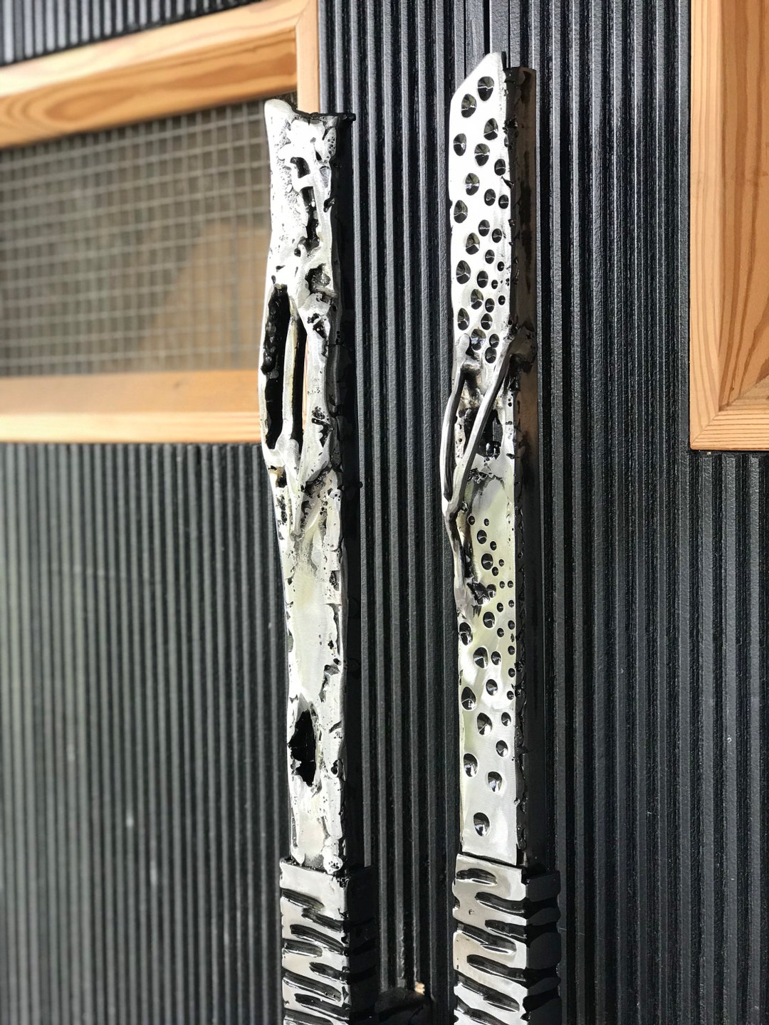 Joan of Arc Steel Handles. Metal Handles. Long Door Handles. Long Metal ...