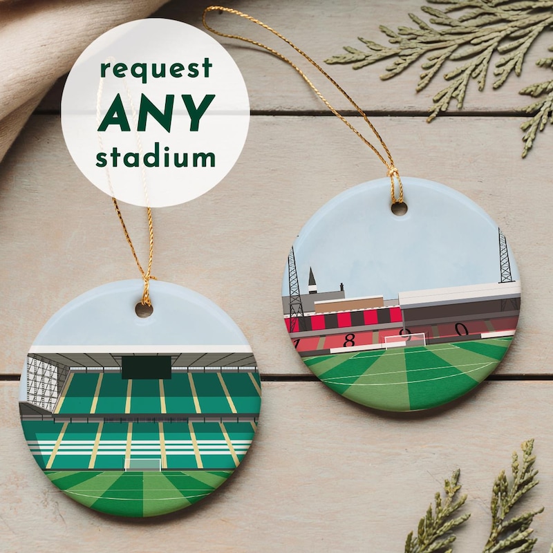 Football Christmas Tree Decoration - Etsy UK