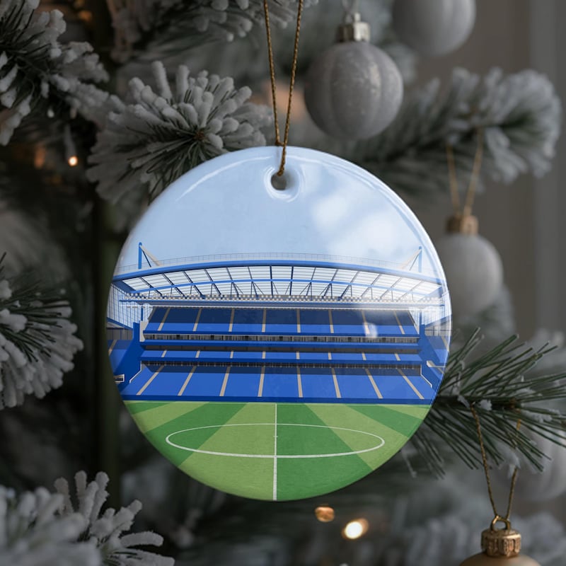 Santa is a Chelsea Fan - Etsy