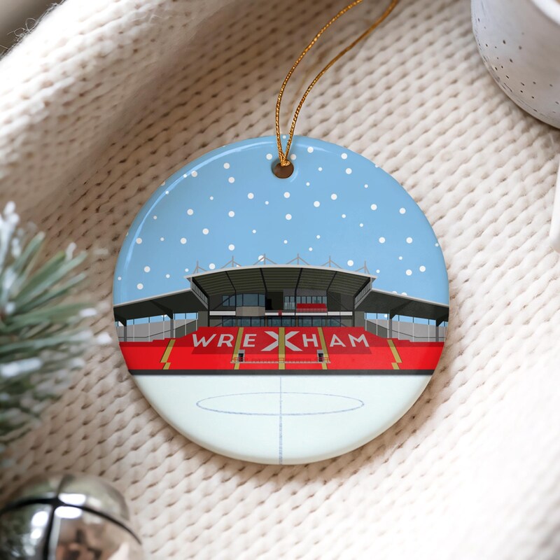 Wrexham Christmas Bauble - Etsy Canada
