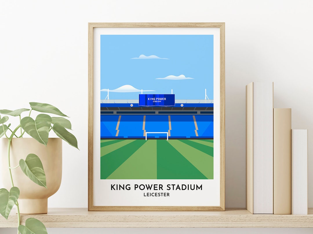 Leicester City King Power Stadium Poster Leicester - Etsy