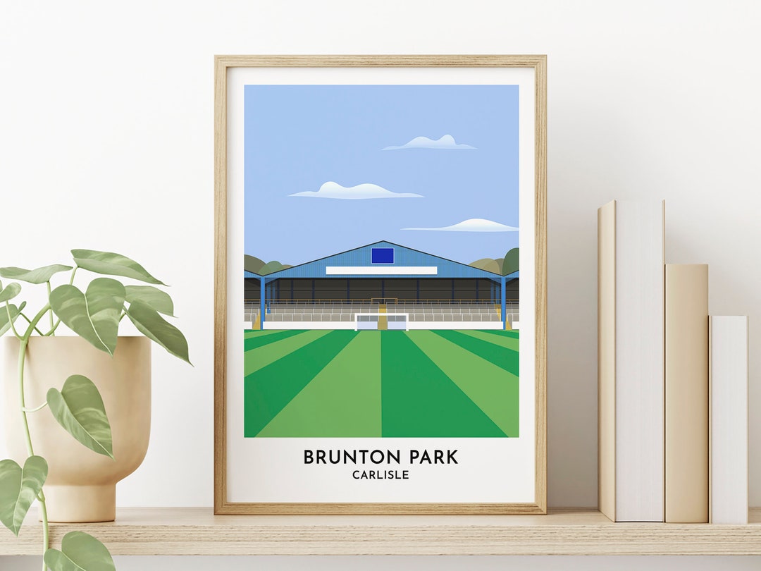 Carlisle Football Stadium Print - Brunton Park Art Poster Print - 50th ...
