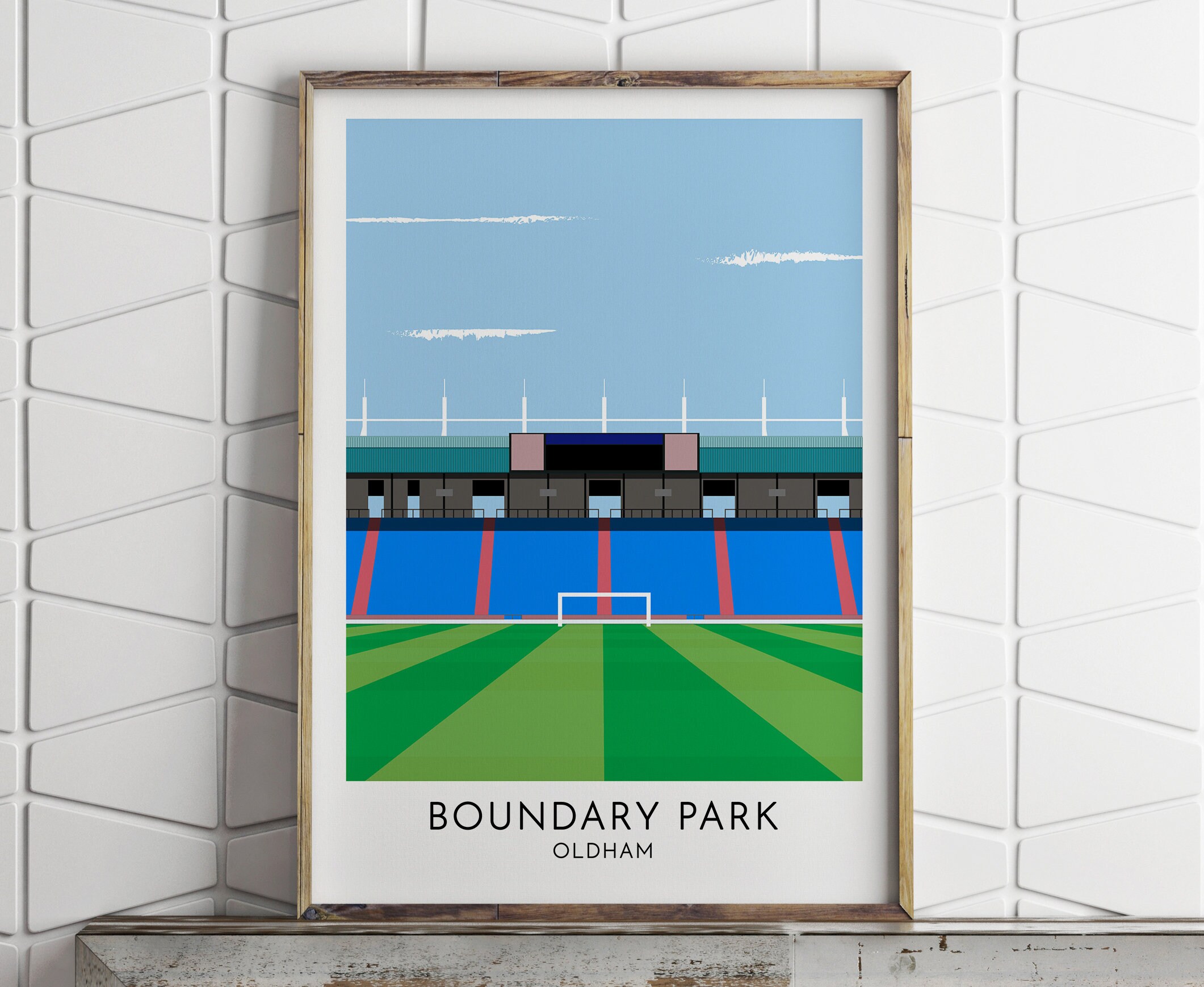 Oldham Athletic Football Club Boundary Park Stadium 'Going to the Match ...