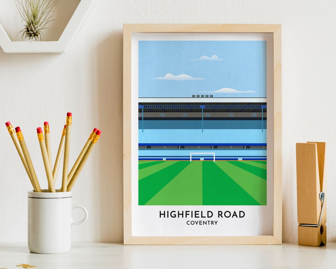 Coventry Highfield Road Poster Print Football Print - Etsy UK