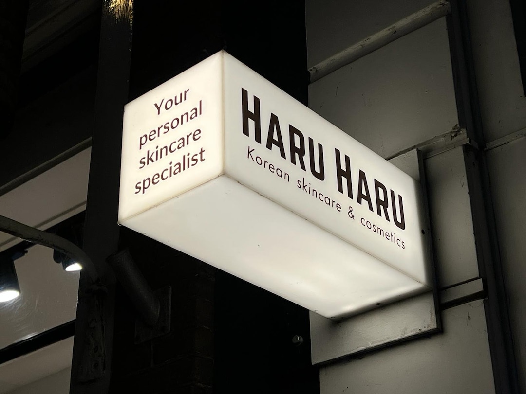 Rectangle Acrylic Light Box Sign Double Sided Light Box Sign Business ...