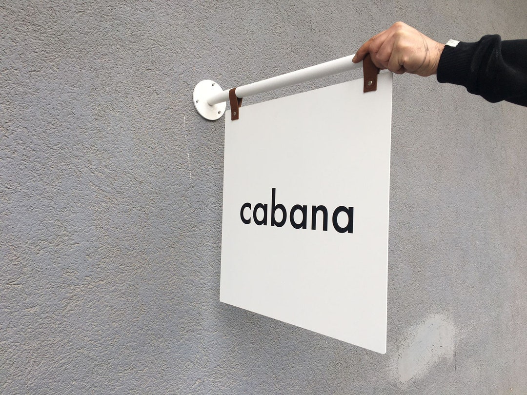 Letrero de bandera de doble cara personalizado Letrero de hoja al aire ...