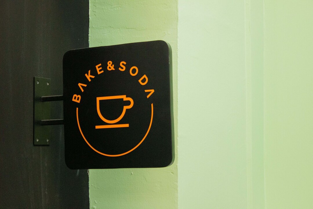 Square Wall Sign Exterior Double Sided Sign Store Front Business Sign ...