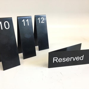 Table Numbers Cafe Numbers Restaurant Supplies Metal | Etsy UK