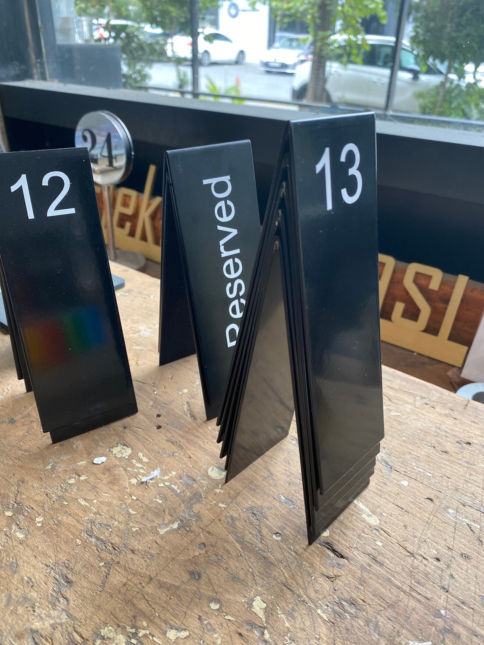 Table Numbers Cafe Numbers Restaurant Supplies Metal - Etsy Canada