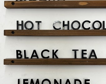 Magnet Letters Board Magnet Menu Board Cafe Menu Display - Etsy