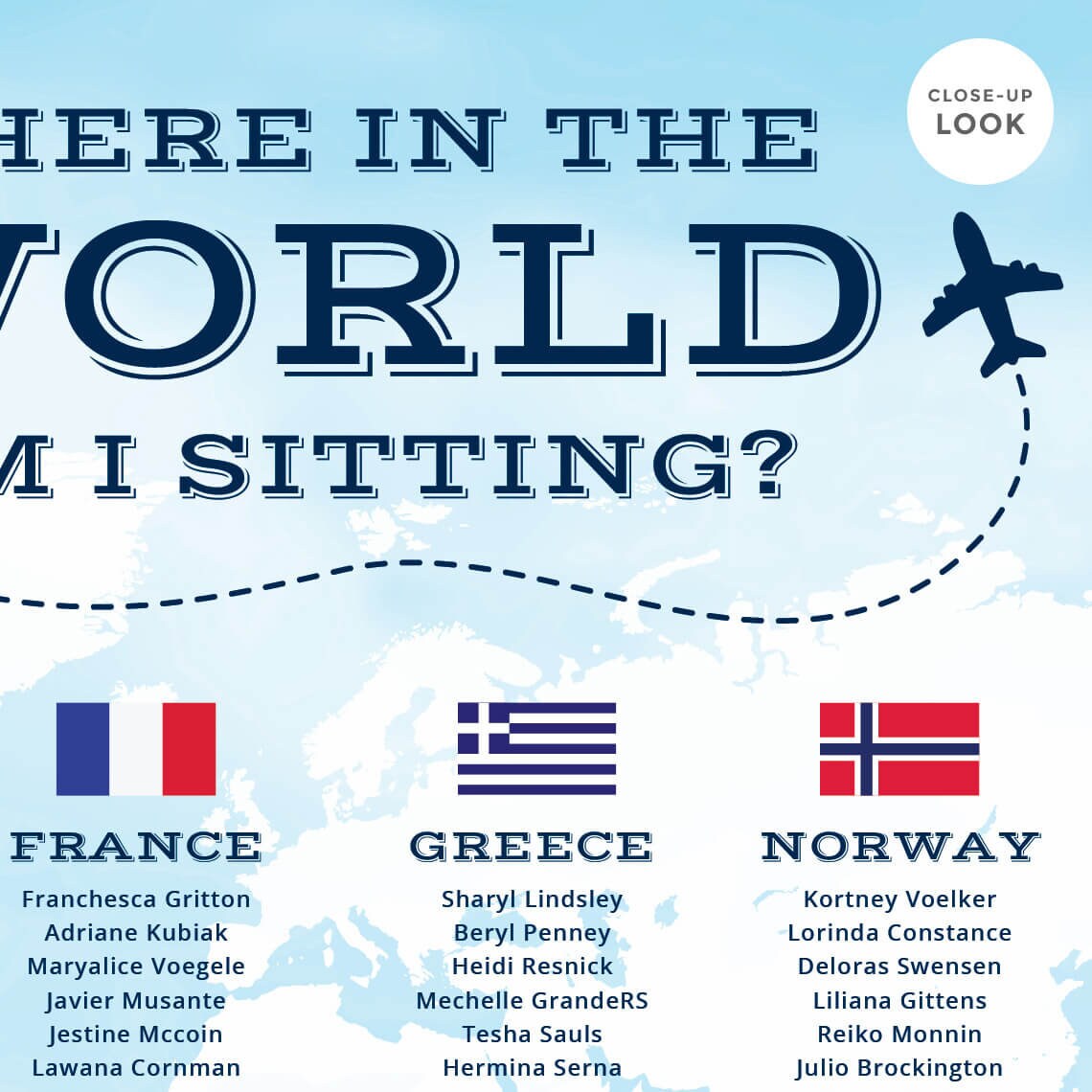 Destination Wedding Seating Chart World Map Travel Country Table Names ...