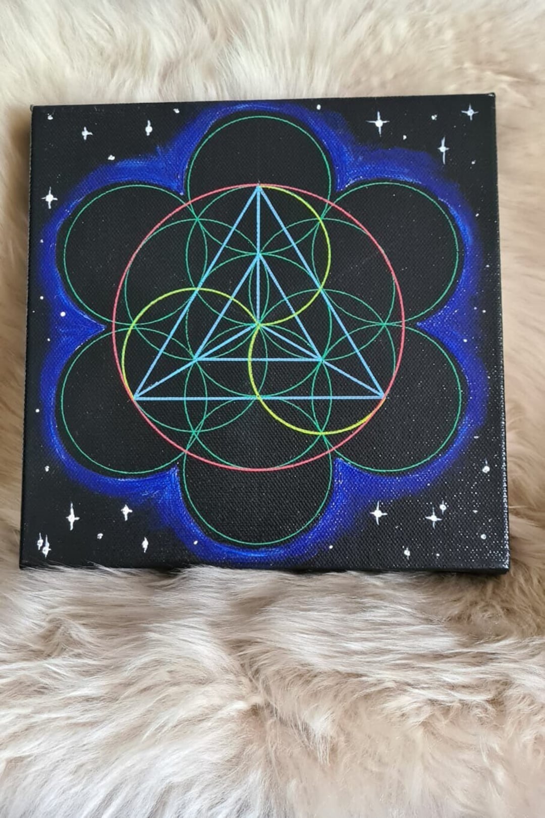 Original Sacred Geometry Art Light Grid Tool for Meditation - Etsy