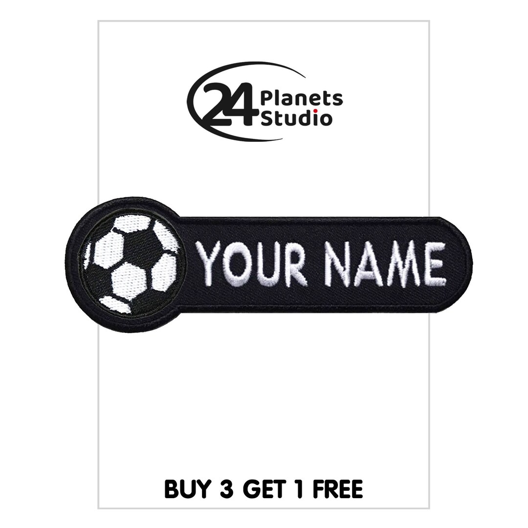Soccer Football Ball Custom Personalized Iron on Patch by ...