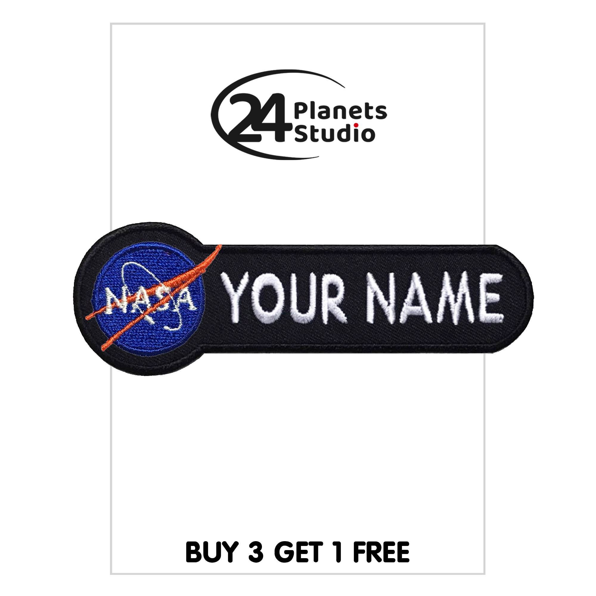 Nasa Name Tags Namebadgecom Nasa Name Badge Etsy Nederland