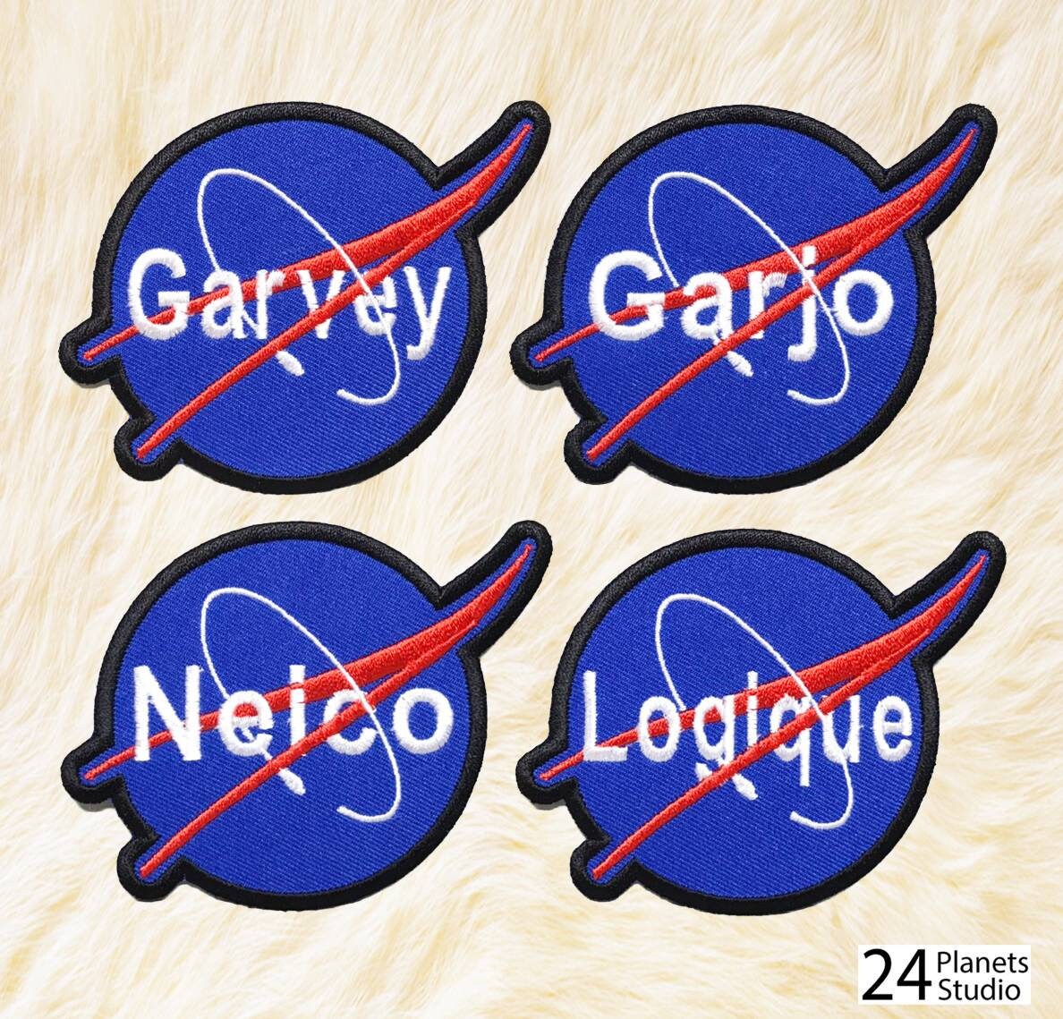 NASA Logo your Name Iron on Patch by - Etsy