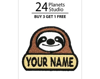 Sloth Iron on Patch - Etsy