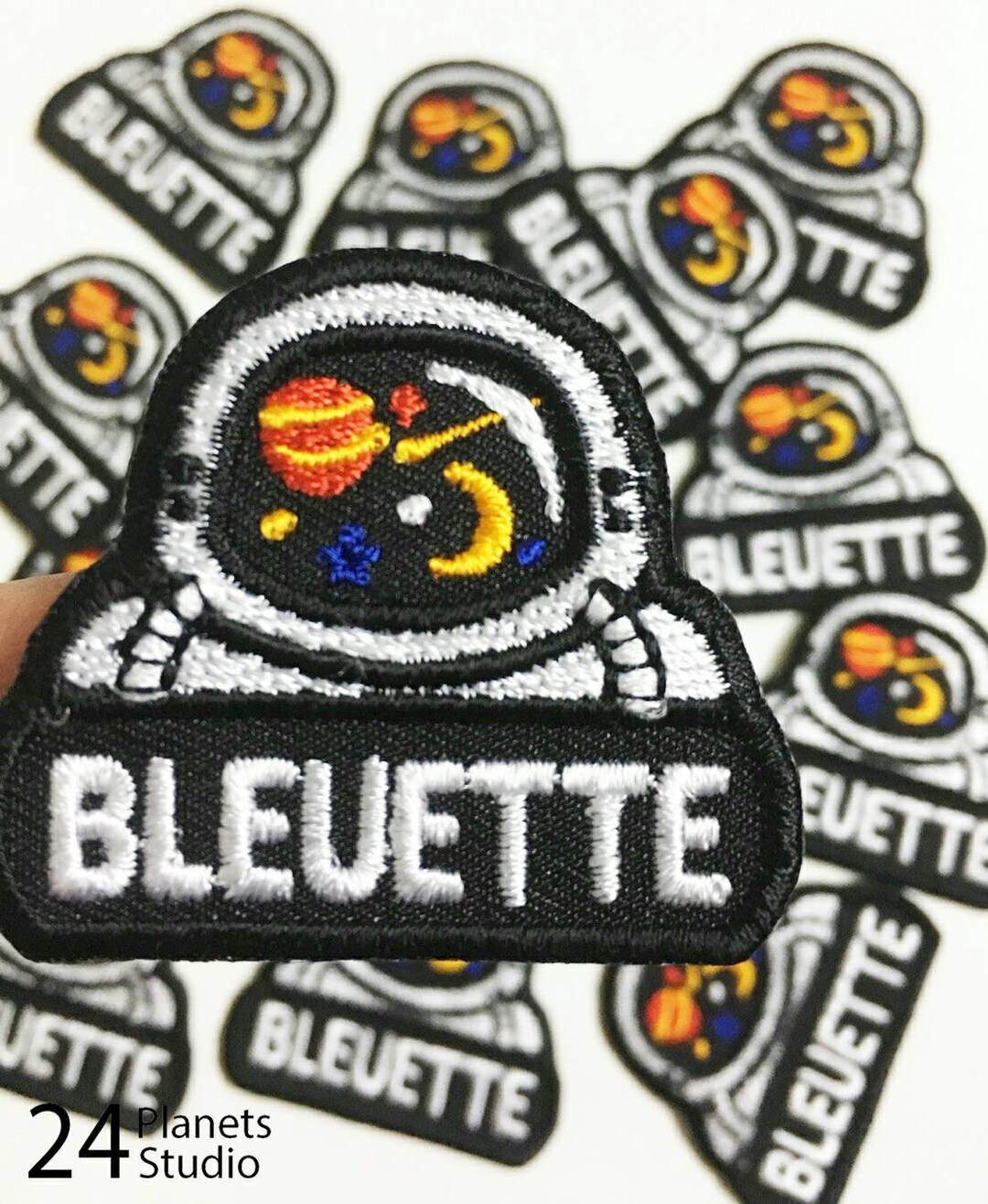 Small Astronaut "your Name" Iron on Patch by 24planetsstudio - Etsy