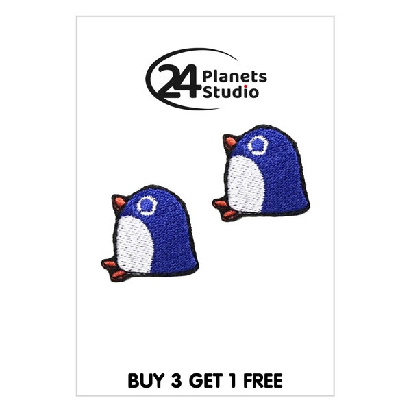 Penguin Iron On - Etsy