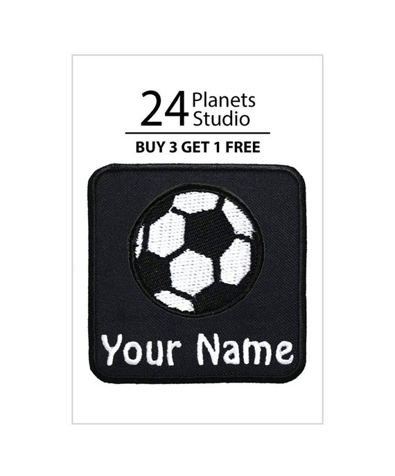 Soccer Ball Football Custom Personalized Iron on Patch by | Etsy