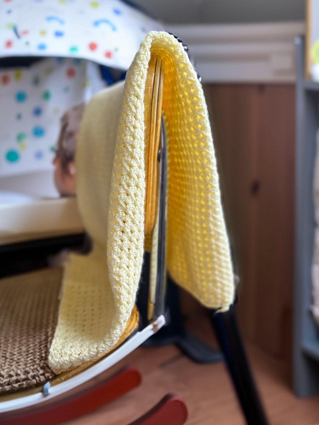 Handmade Yellow Granny Square Baby Blanket - Etsy