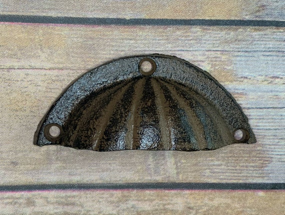 2 Cast Iron Pulls Barn Door Rustic Handle Farmhouse Decor - Etsy