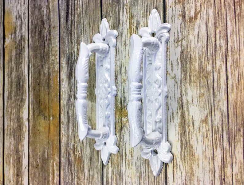 2 Barn Door Farmhouse Drawer Pulls Drawer Knobs Farmhouse - Etsy
