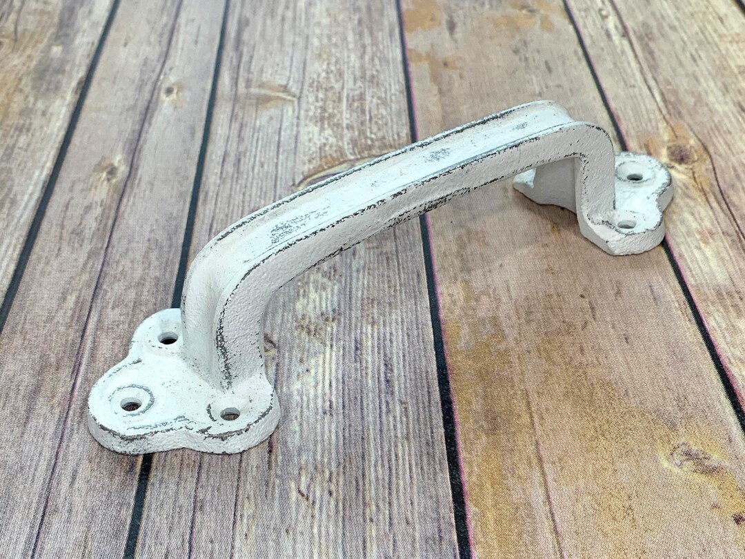 Cast Iron Barn Door Rustic Handles Farmhouse Decor Rustic Home Decor ...